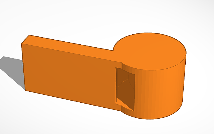 3D design Whistle - Tinkercad
