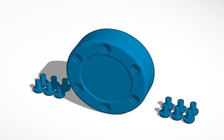 3D design Homemade Hockey Puck | Tinkercad