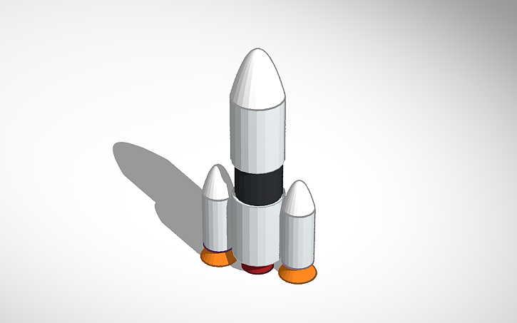 3D design 3D Rocket Model - Tinkercad