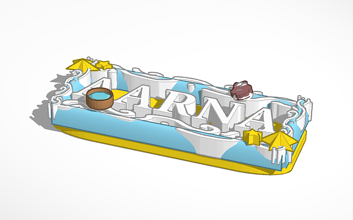 3d Design Nametag Tinkercad