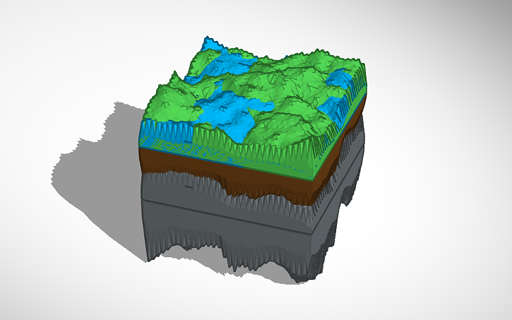 3D design My Terrain | Tinkercad