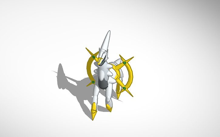 3D design Arceus - Tinkercad