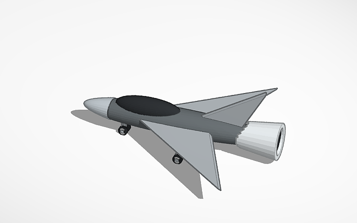 3D design jet - Tinkercad