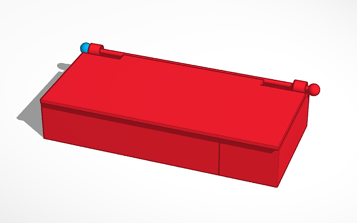 3D design 3DS case - Tinkercad