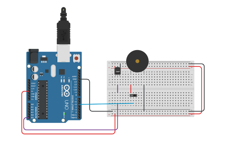 Circuit design Tugas sensor | Tinkercad Circuit design Tugas sensor | Tinkercad