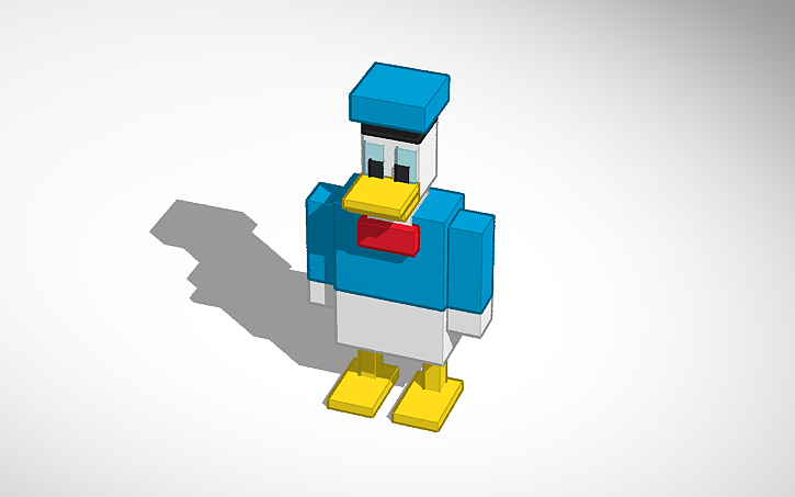 3D design Donald Duck | Tinkercad