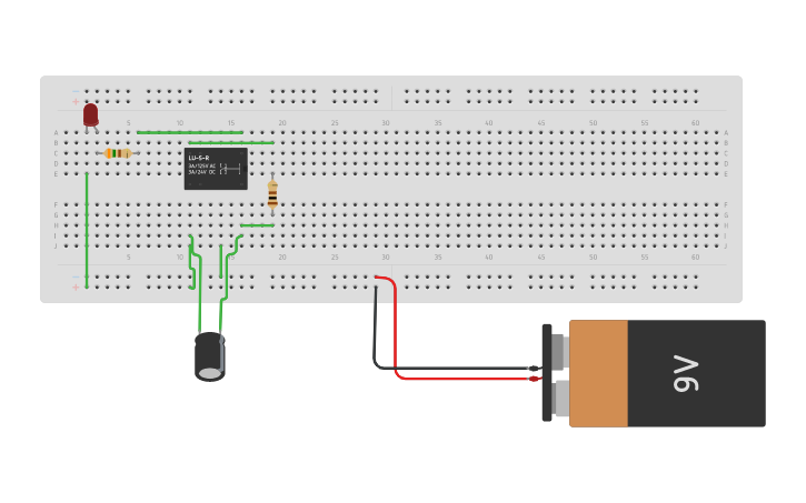 Circuit Design Relay Circuit Tinkercad