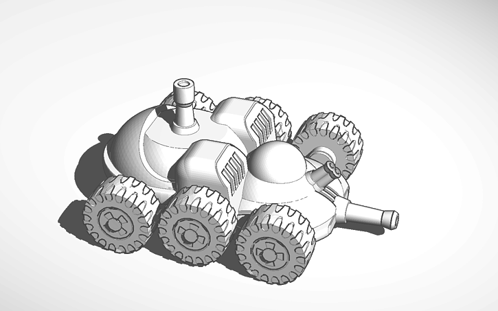 3D design Moon Patrol Buggy - Tinkercad