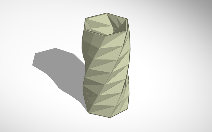 3D design vase - Tinkercad