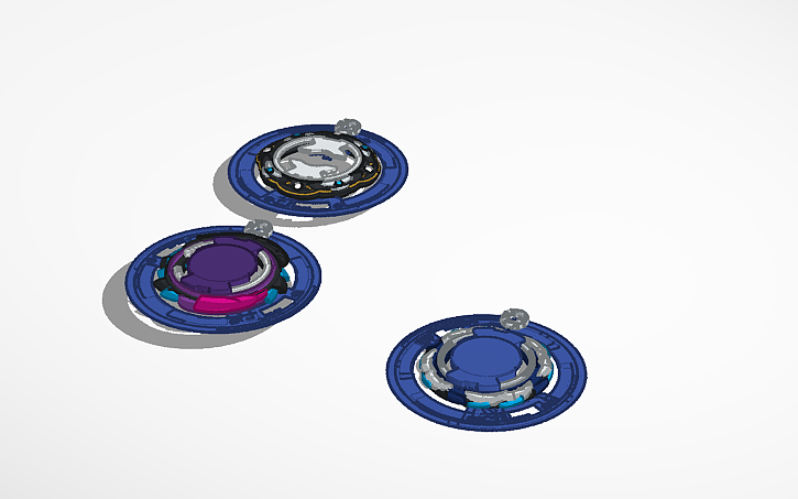 3D design wip bey locker - Tinkercad