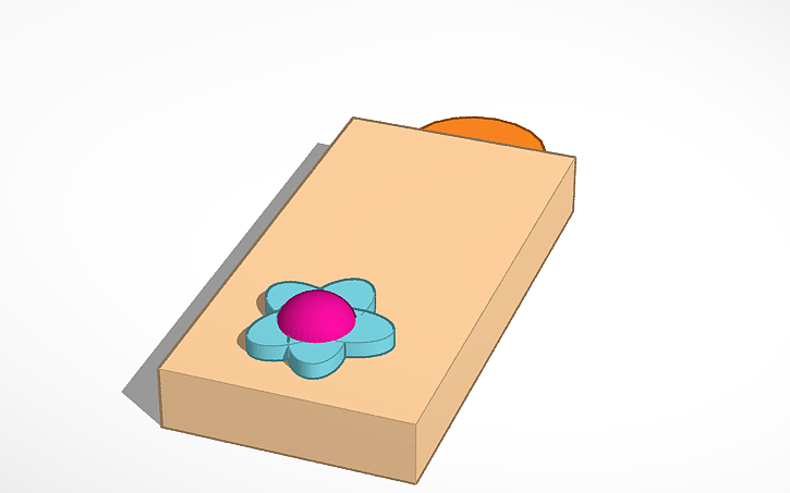 3D design keychain - Tinkercad