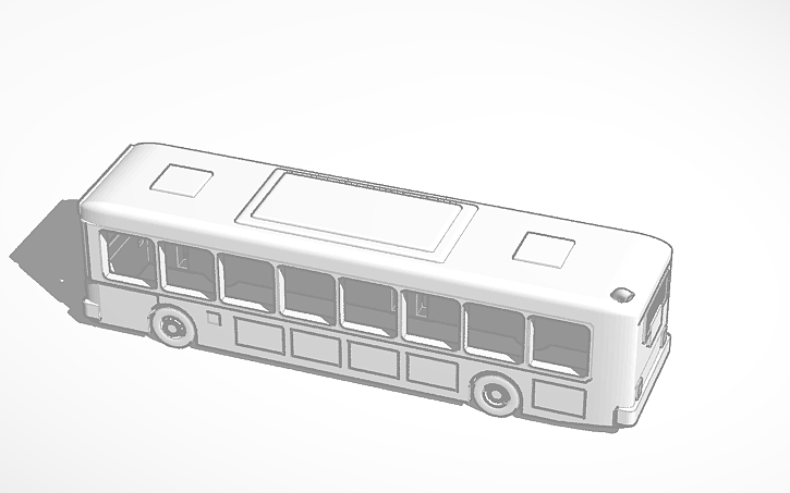3D design City Bus (w/lights) - Tinkercad