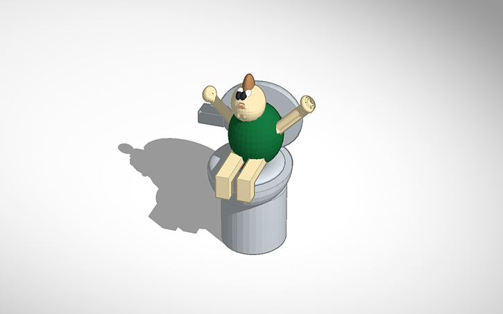 3D design andrew_toilet - Tinkercad