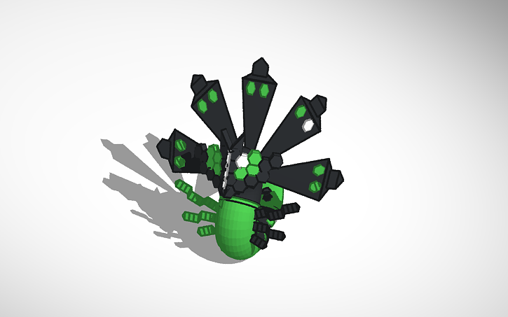 3D design Copy of Zygarde 50% - Tinkercad