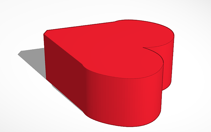 3D design Heart - Tinkercad