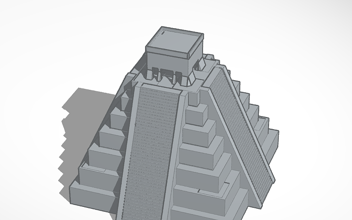 3D design CHICHEN ITZA - Tinkercad
