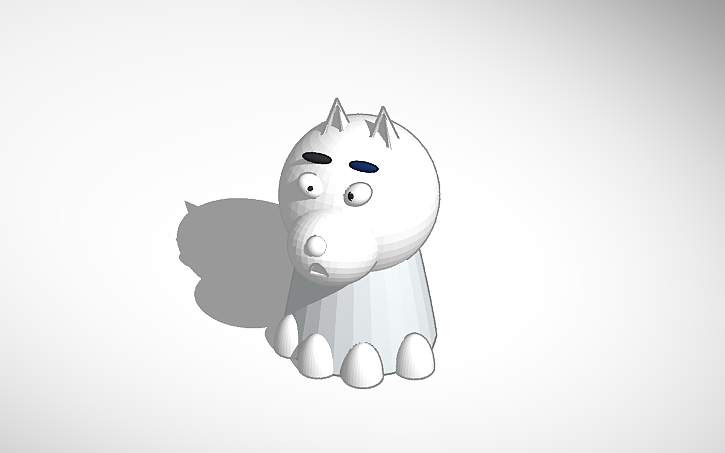 3D design DOG - Tinkercad
