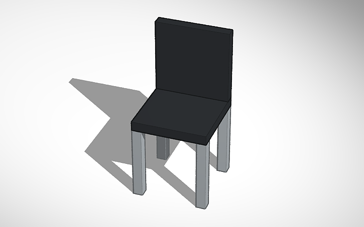 3D design chair - Tinkercad