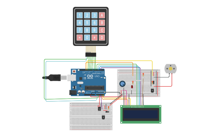 Circuit design Control ON OFF con Histeresis | Tinkercad