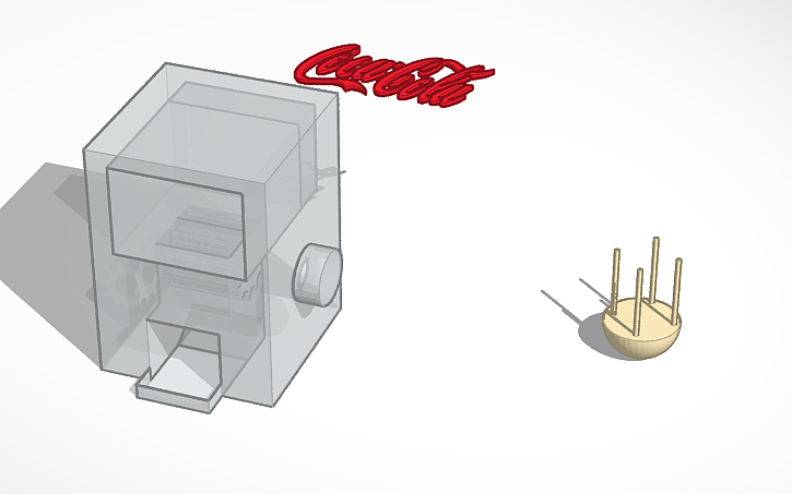 3D design Vending machine - Tinkercad