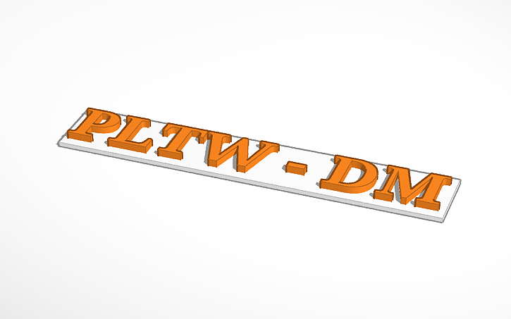 3D design Joaquin hernandez - PLTW - DM | Tinkercad