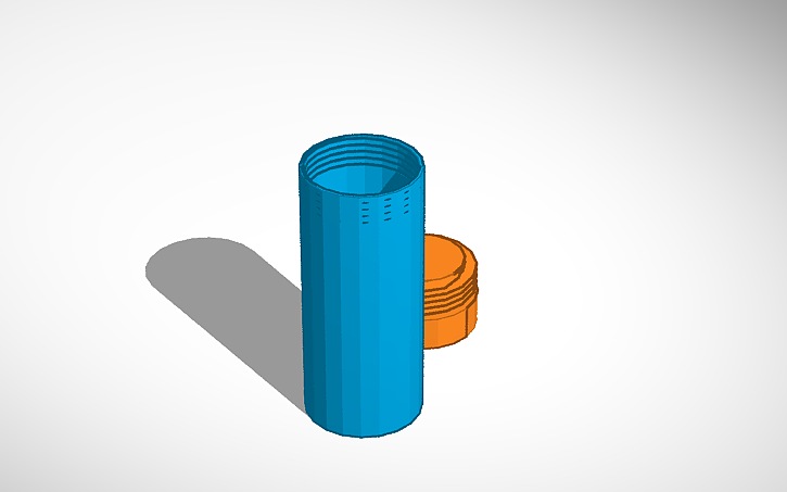 3D design Water bottle - Tinkercad