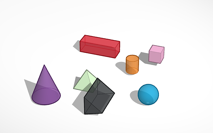 3D design 3D Shapes - Tinkercad