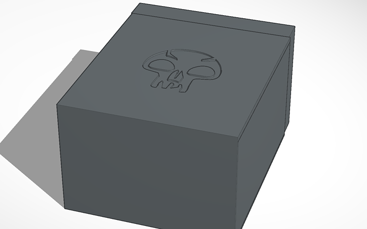 3D design Deck Box - Tinkercad