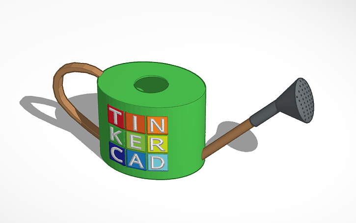 3D design Watering Can #TinkerFun - Tinkercad