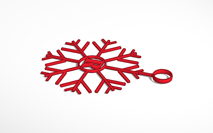 3D design snowflake | Tinkercad