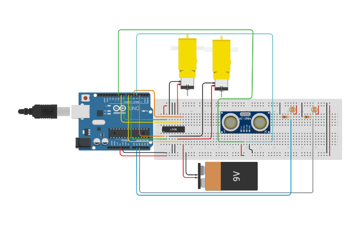 Circuit design Projeto completo - Tinkercad