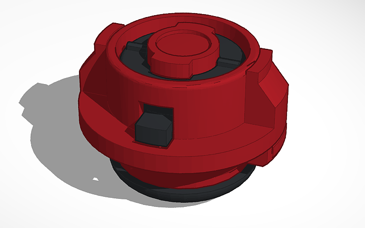 3D design Round-Custom BeyBlade Burst Performance Tip - Tinkercad 3D design Round-Custom BeyBlade Burst Performance Tip - Tinkercad