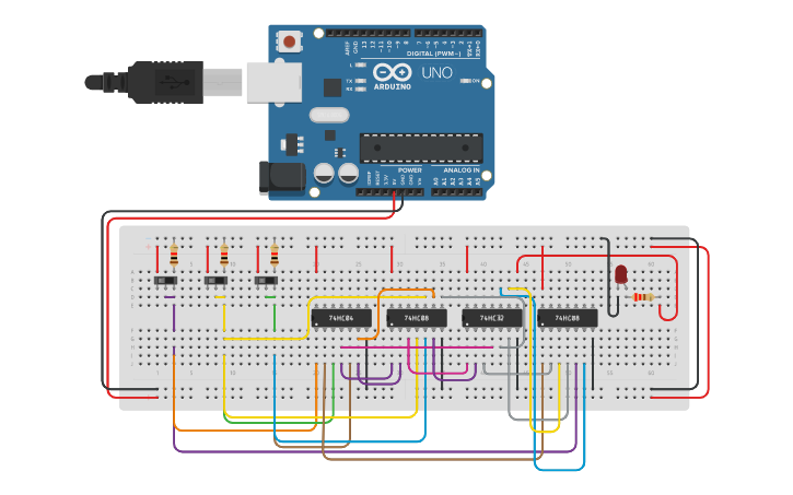Circuit design Progetto_Raffaele | Tinkercad