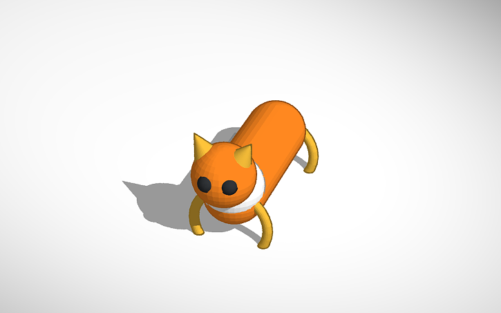 3D design Cat - Tinkercad