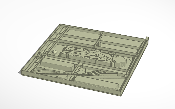3D design Air and Space Museum Tactile Map | Tinkercad