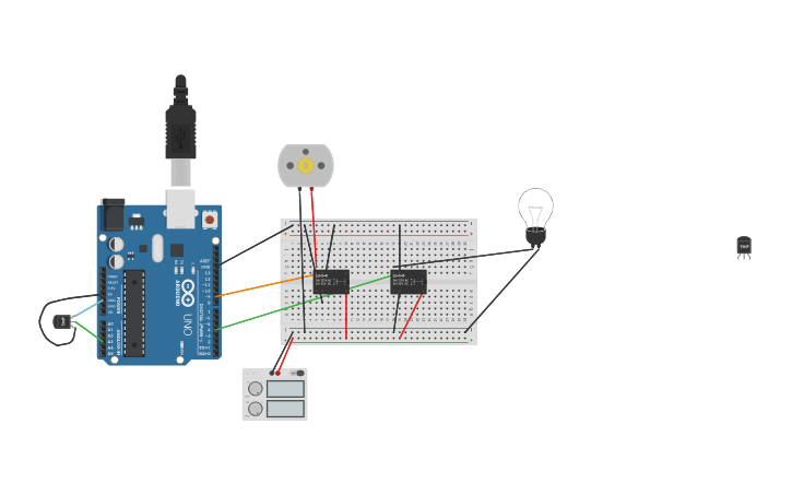 Circuit design Proyecto - Tinkercad