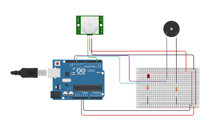 Circuit design BUNGA AYU A. XI TKJ 1 - Tinkercad Circuit design BUNGA AYU A. XI TKJ 1 - Tinkercad