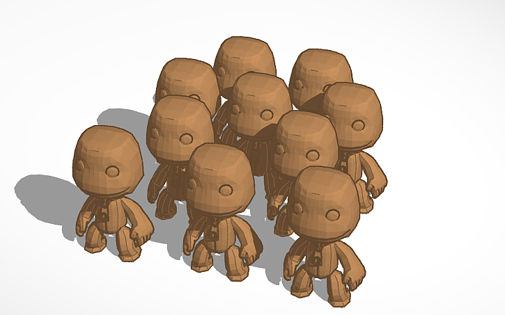 3D design Sack boy - Tinkercad