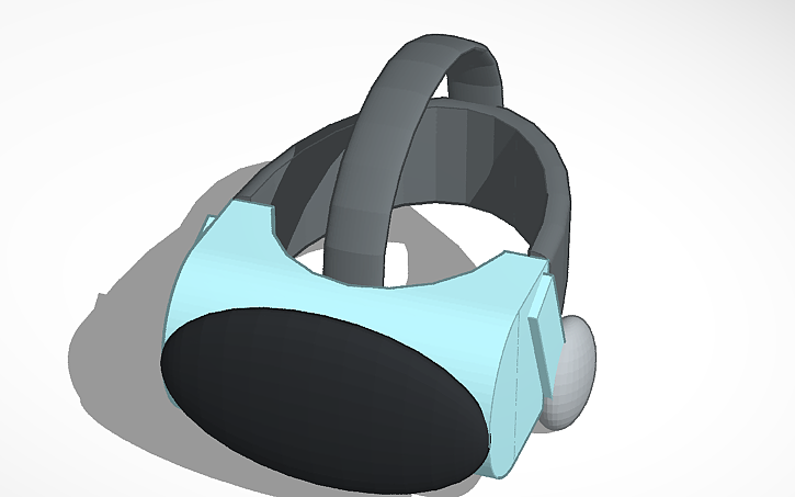 3D design Copy of virtual reality headset - Tinkercad