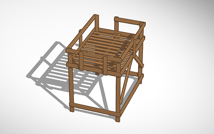 3D design loft bed 3 | Tinkercad
