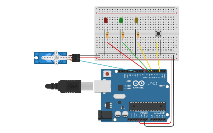 Circuit design ASCII Com | Tinkercad