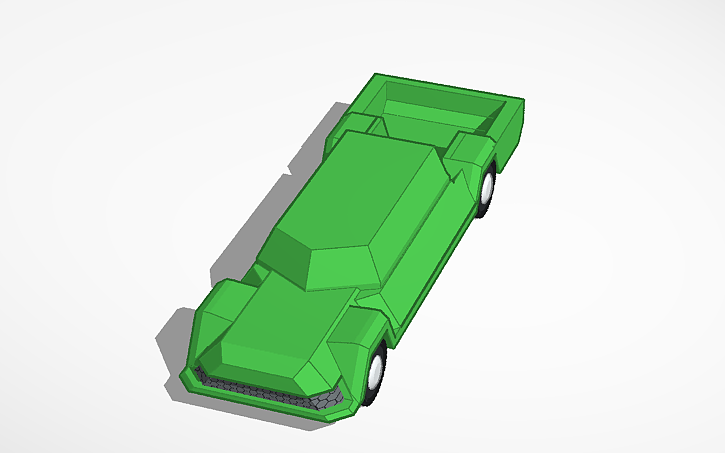 3D design simple truck - Tinkercad