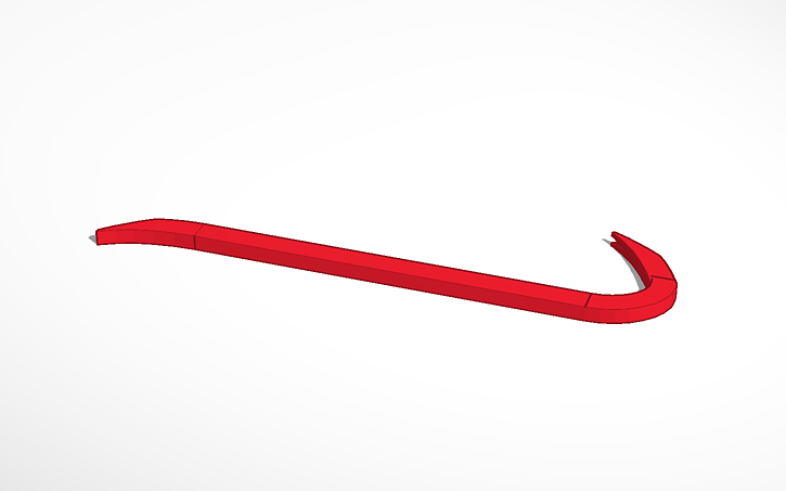 3D design Crowbar - Tinkercad