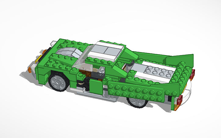 3D design [LEGO] 1950s Personal Luxury Car - Creator Set 6743 MOC ...