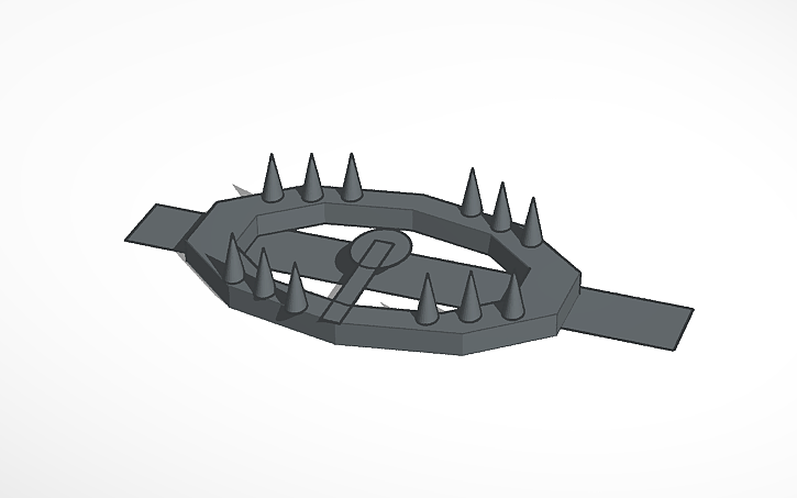 3D design dead by daylight trappers trap | Tinkercad