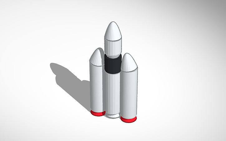 3D design GSLV | Tinkercad