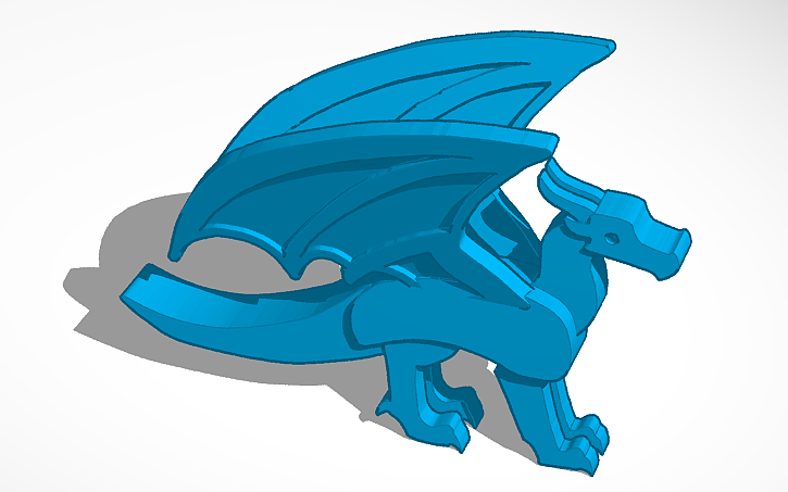 3D design Dragon - Tinkercad