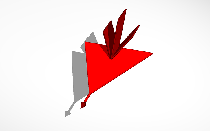 3D design Paper Airplane | Tinkercad