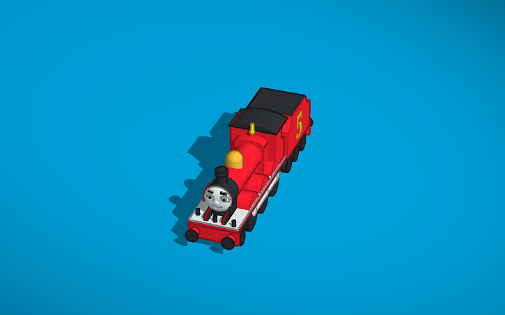 3D design James The Red Engine - Tinkercad