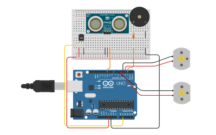 Circuit design Evaluacion 3 - Tinkercad